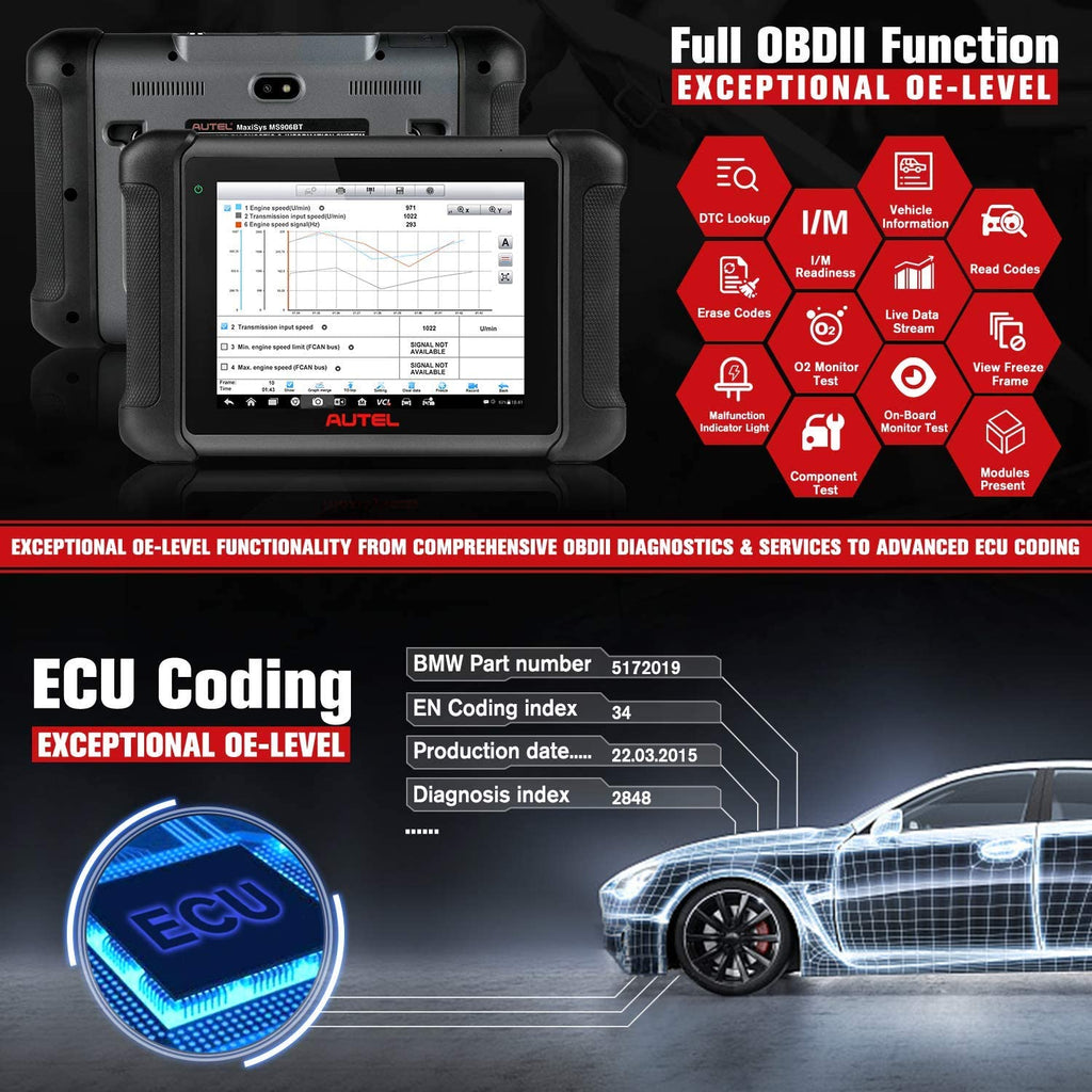 Autel MaxiSys MS906BT Automotive Scan Tool – Autelmaxisys.com